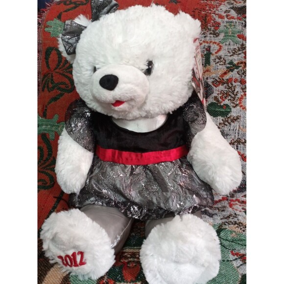 Other | 212 Snowflake Teddy Plush White 19 Black Lace Dress | Poshmark